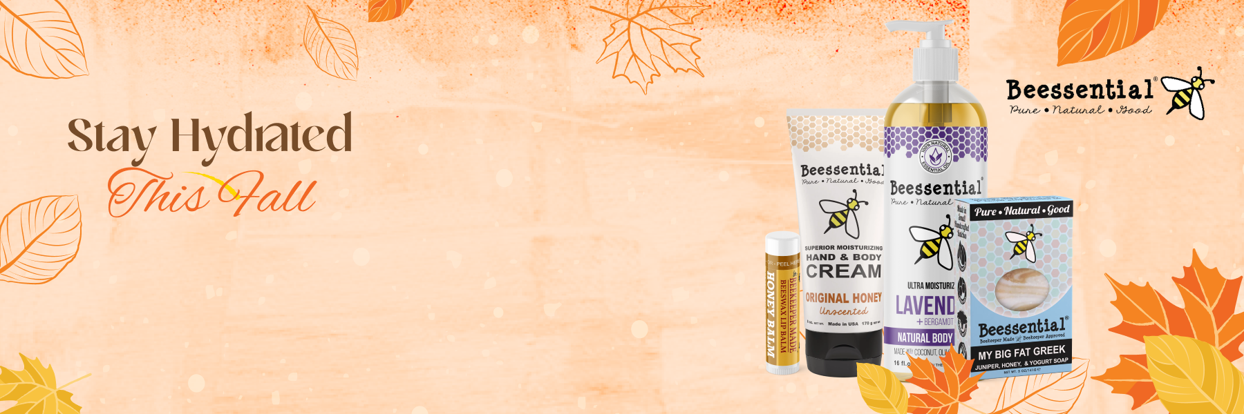 Beessential: Natural Bee Lip Balms, Liquid Soap & Skin Care